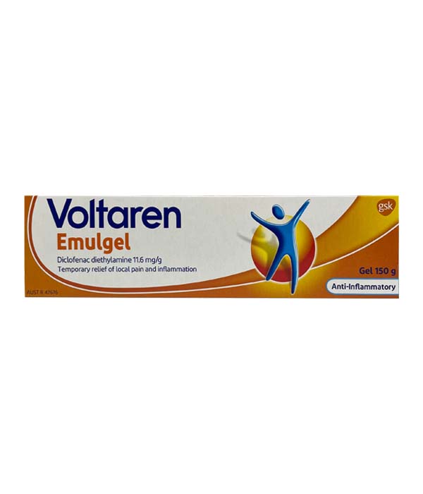 Voltaren Emulgel 150g Muscle & Back Pain Relief, ZOOM Pharmacy