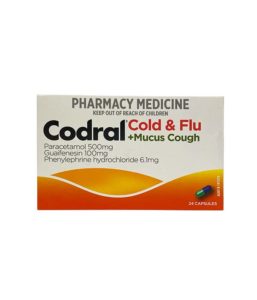 Codral Cold & Flu + Mucus Cough, 24 capsules Zoom Pharmacy