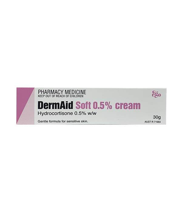 DermAid Soft 0.5% Eczema Cream 30g - ZOOM Pharmacy