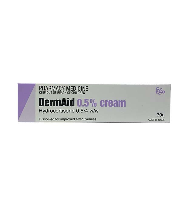 DermAid 0.5% Eczema Cream 30g - ZOOM Pharmacy