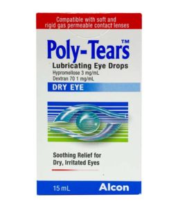 Poly Tears Eye Drops, 15mL - ZOOM Pharmacy