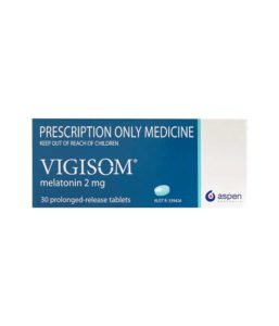 Vigisom (melatonin) 2mg Tablets, 30 pack Zoom Pharmacy