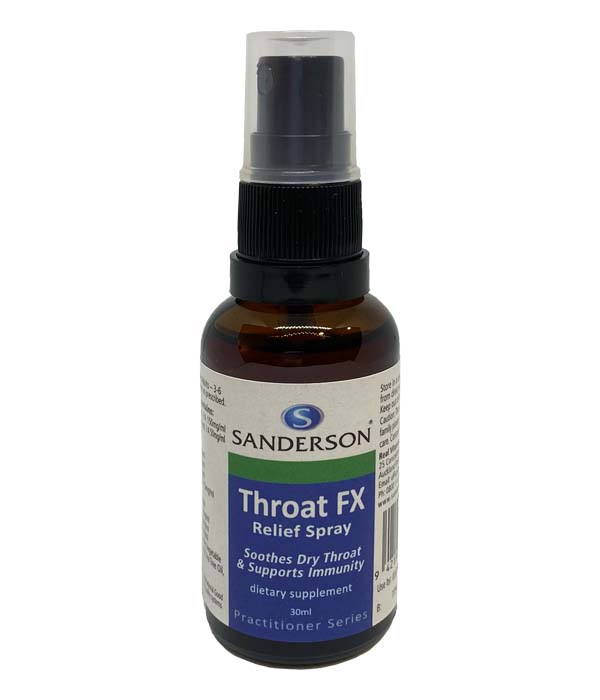 Sanderson Throat FX Relief Spray, 30mL - ZOOM Pharmacy