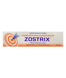 Zostrix Topical Analgesic Cream (0.025%), 45g - Zoom Pharmacy
