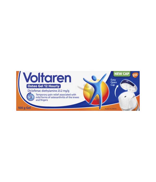 Voltaren Osteo Gel 12 Hour Osteoarthritis Pain Relief 100 g - ZOOM Pharmacy