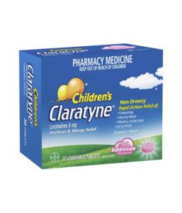 Children's Claratyne Allergy Antihistamine Bubblegum Chewable Tabs 30Pk ...