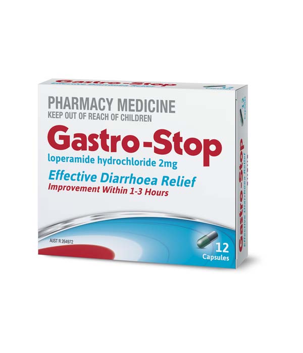 Gastro-Stop Caps 2mg x 12 - ZOOM Pharmacy
