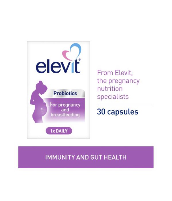 Elevit Probiotics For Pregnancy and Breastfeeding Caps 30 pack (30 days ...