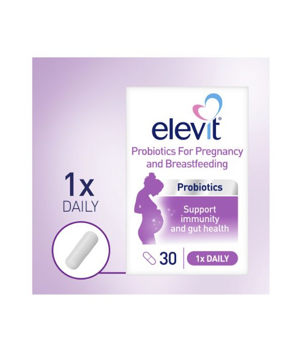 Elevit Probiotics For Pregnancy and Breastfeeding Caps 30 pack (30 days ...