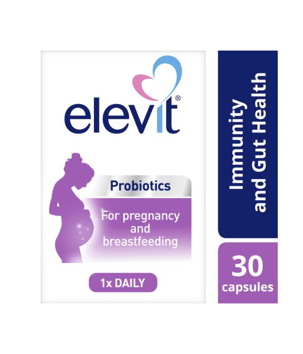Elevit Probiotics For Pregnancy and Breastfeeding Caps 30 pack (30 days ...