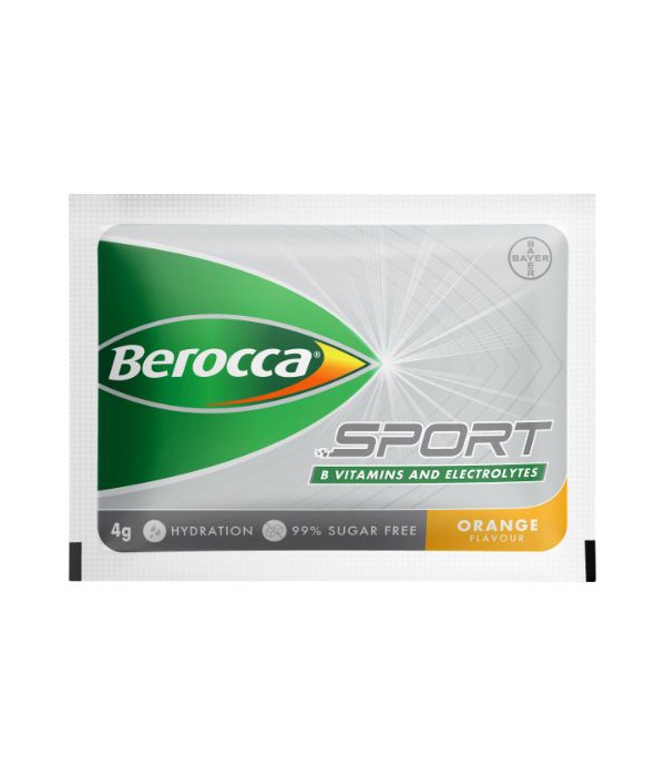 Berocca Sport B Vitamins & Electrolytes Orange Flavour 14 Powder ...