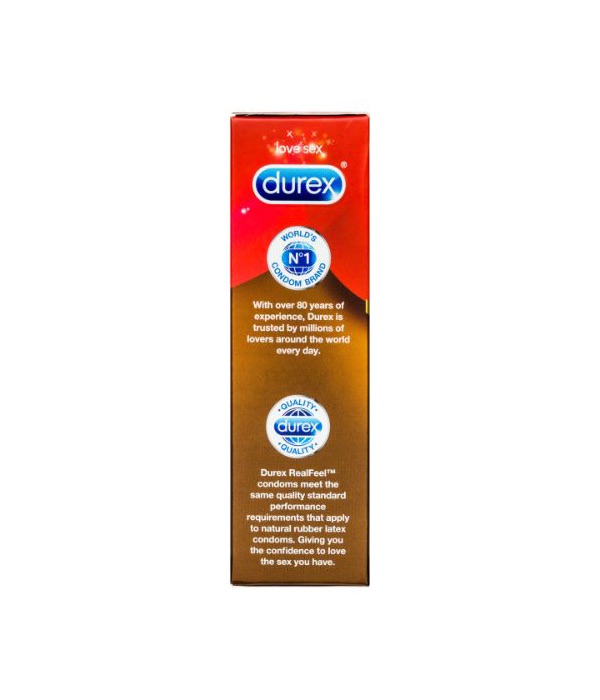 Durex Real Feel Condoms Natural Skin Feeling 8 Pack - ZOOM Pharmacy