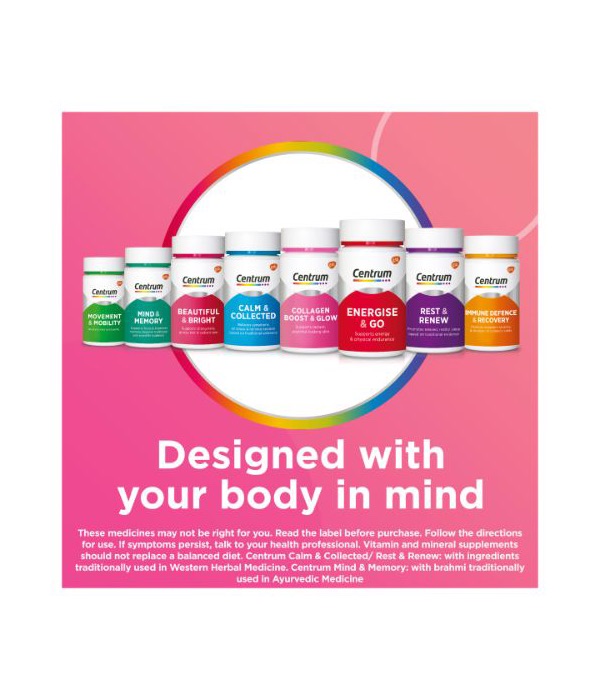 Centrum Collagen Boost & Glow 100 Tablets - ZOOM Pharmacy