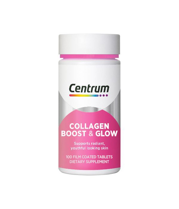 Centrum Collagen Boost & Glow 100 Tablets - ZOOM Pharmacy