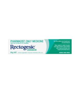 Rectogesic Ointment 30g (Pharmacist Only Medicine) - Zoom Pharmacy