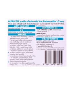 Gastro-Stop Caps 2mg x 12 - Zoom Pharmacy