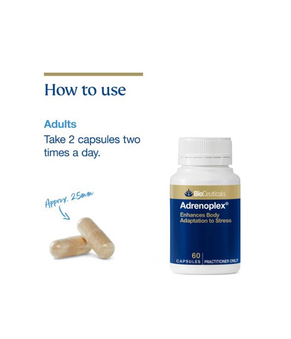 BioCeuticals Adrenoplex, 60 capsules (Practitioner Only) - Zoom Pharmacy