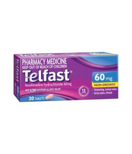 Telfast 60mg 20 Tablets Zoom Pharmacy