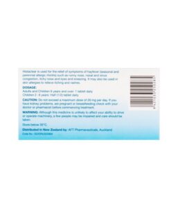 Histaclear 10mg 30 Tablets - Zoom Pharmacy