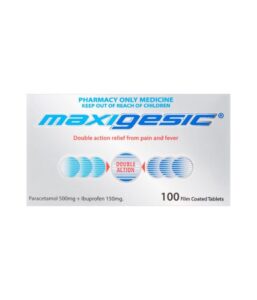 Maxigesic Double Action Tablets, 100 pack. ZOOM Pharmacy