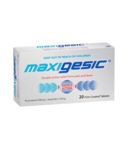 Maxigesic Double Action Tablets, 20 pack. ZOOM Pharmacy