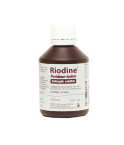 Riodine Povidone-Iodine Antiseptic Solution 10% 100ml - Zoom Pharmacy