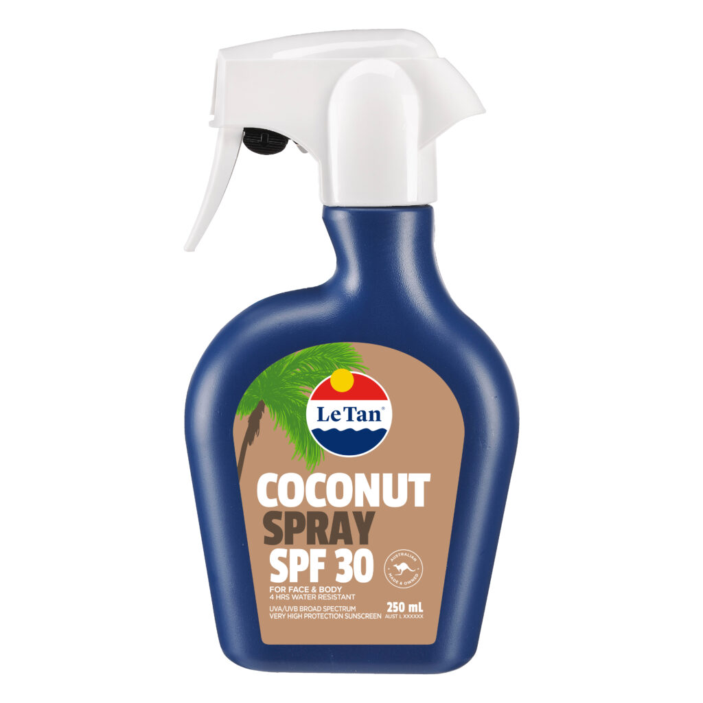 Le Tan Coconut 30+ 250mL Trigger Spray - Zoom Pharmacy
