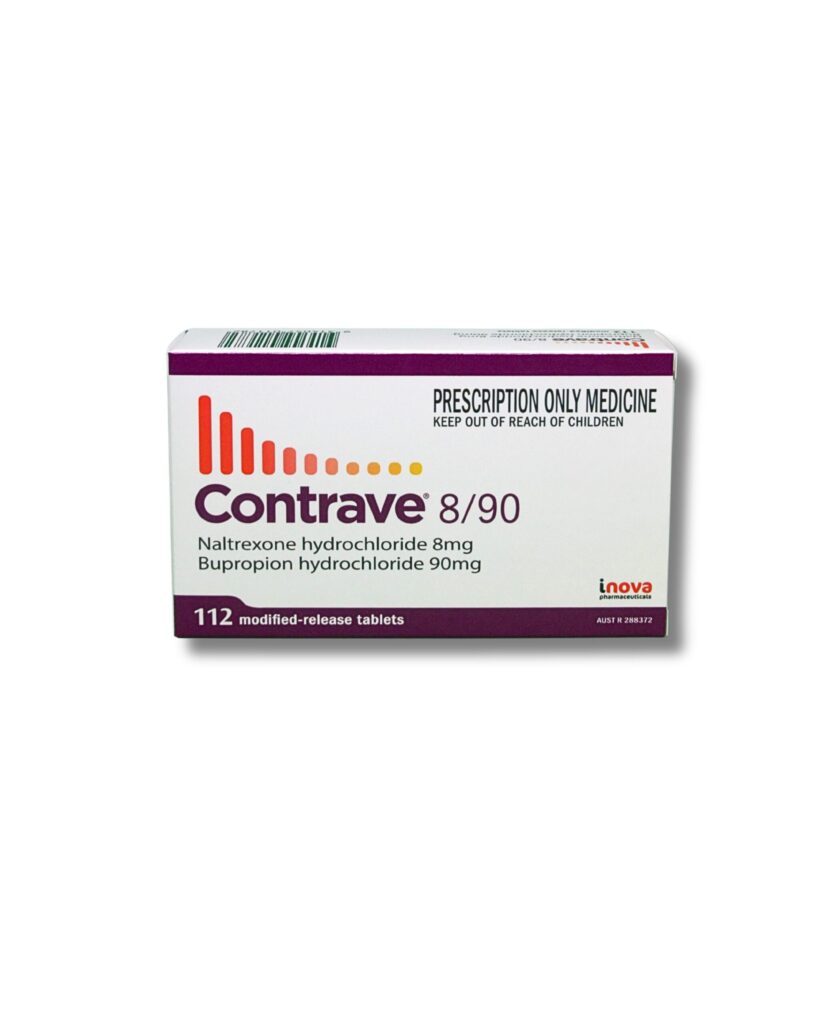 Contrave (Naltrexone + Bupropion Hydrochloride) 8mg/90mg Tablets, 112 ...